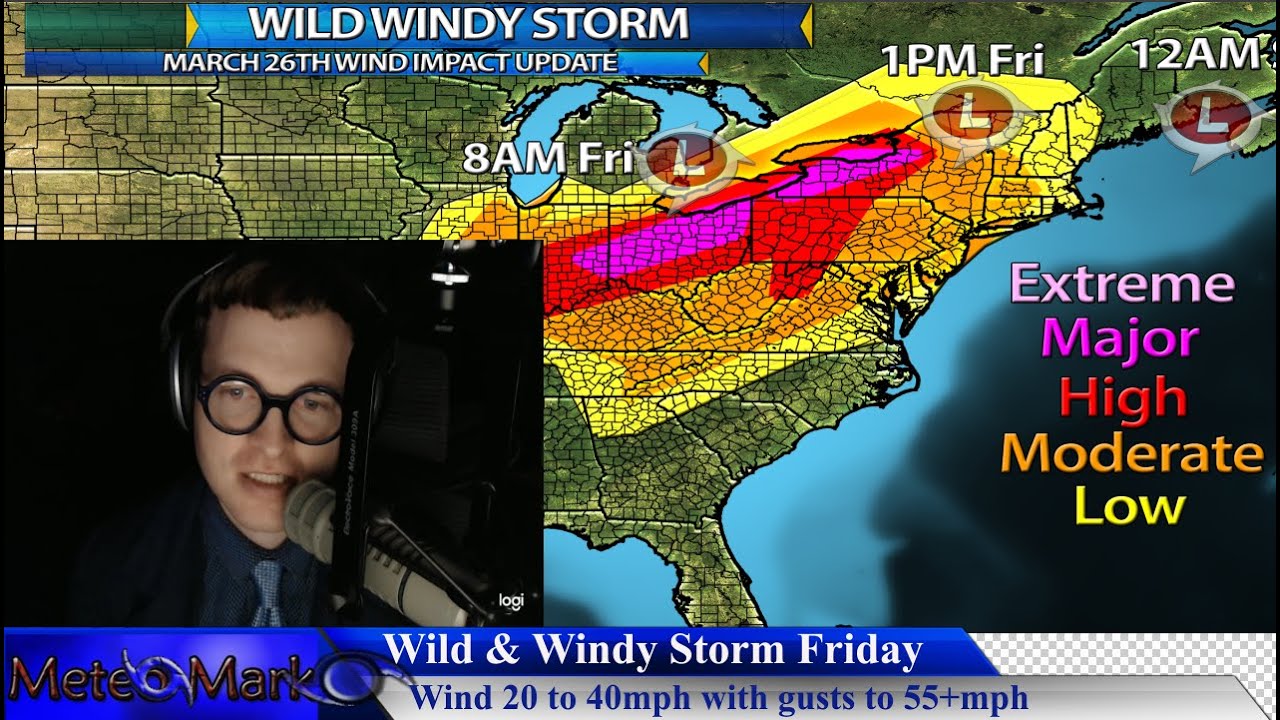 Damaging High Wind Event Fri, Severe Weather Event Sat, Changes Next ...