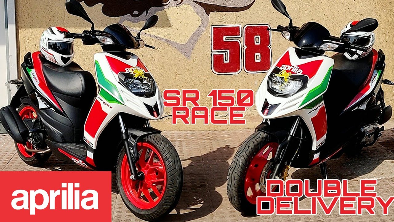 APRILIA SR 150 RACE DOUBLE DELIVERY !!! | FASTEST 150cc SCOOTY IN INDIA ...