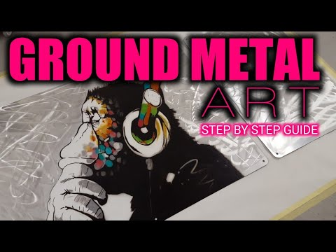 GROUND METAL ART STEP BY STEP GUIDE - YouTube
