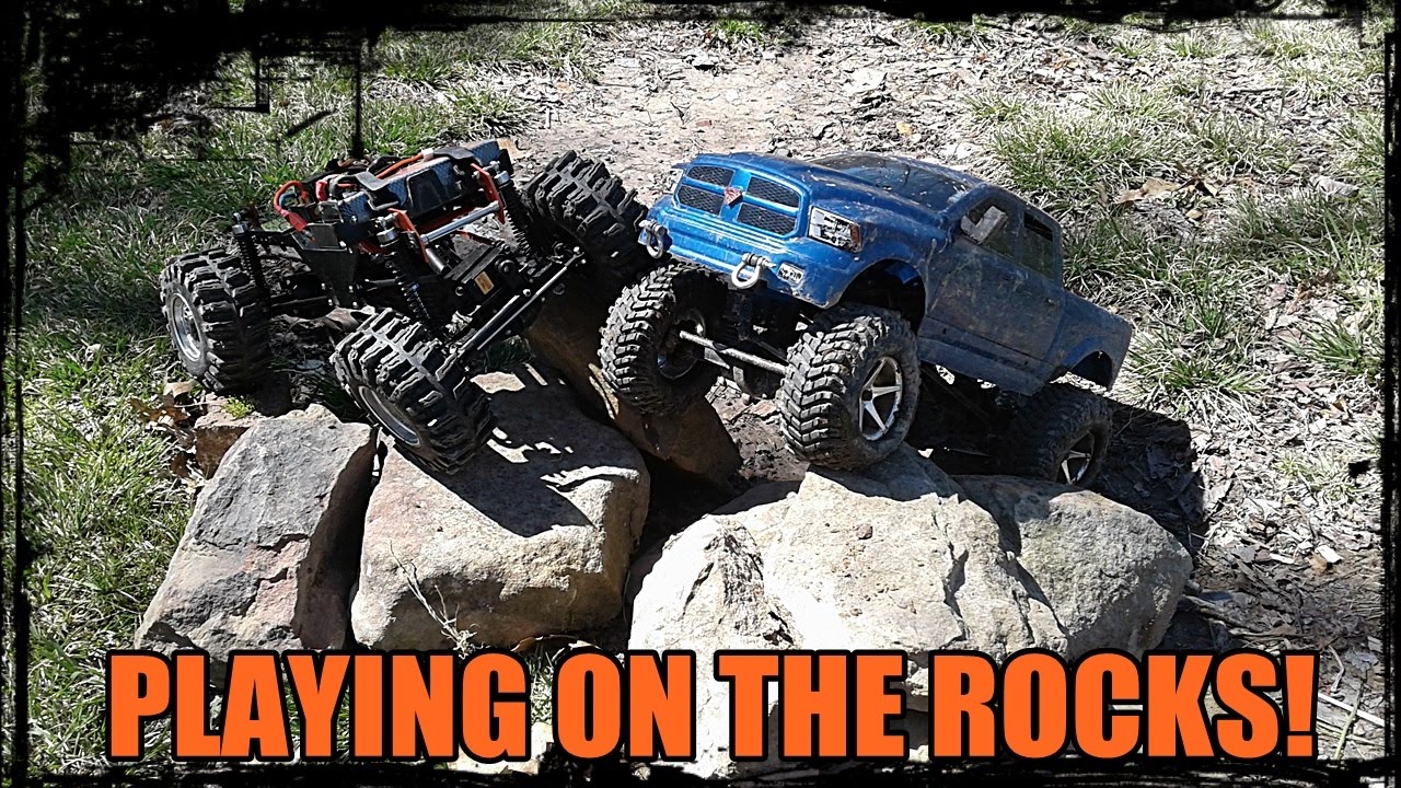 REDCAT EVEREST 10 SCALER AND CUSTOM BUILT SCALER - ROCK TEST - YouTube