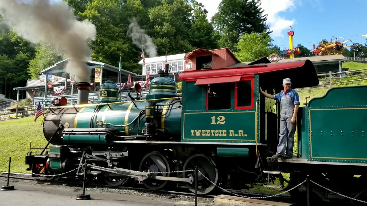 Tweetsie RR # 12 Startup and whistle blow. - YouTube