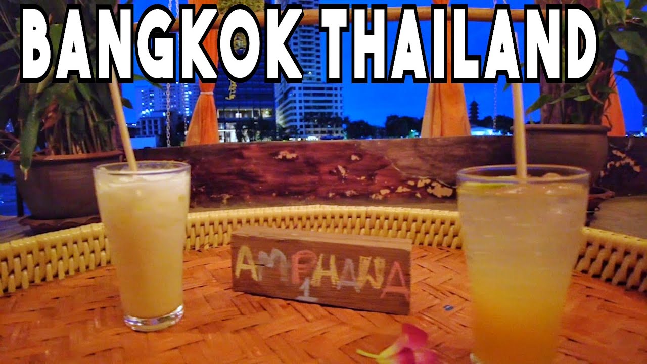 Charming Cafe And Have A Drink With River View, Bangkok Talad Noi Vlog ...