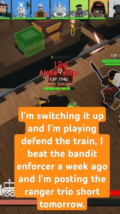 Defend the Train: Bandit Enforcer #roblox #defendthetrain - YouTube
