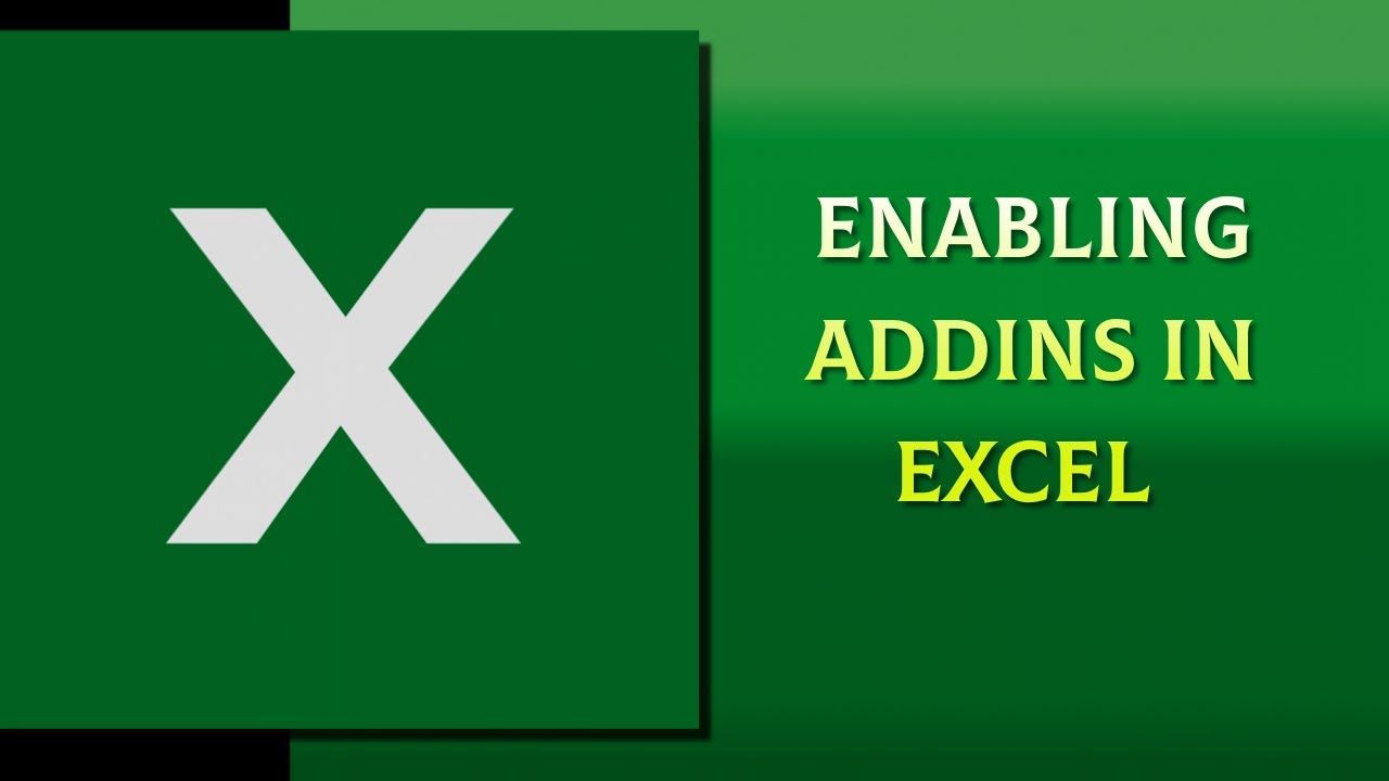 ADVANCED ANALYSIS IN EXCEL USING ADDINS || HOW TO ENABLE ADDINS IN ...