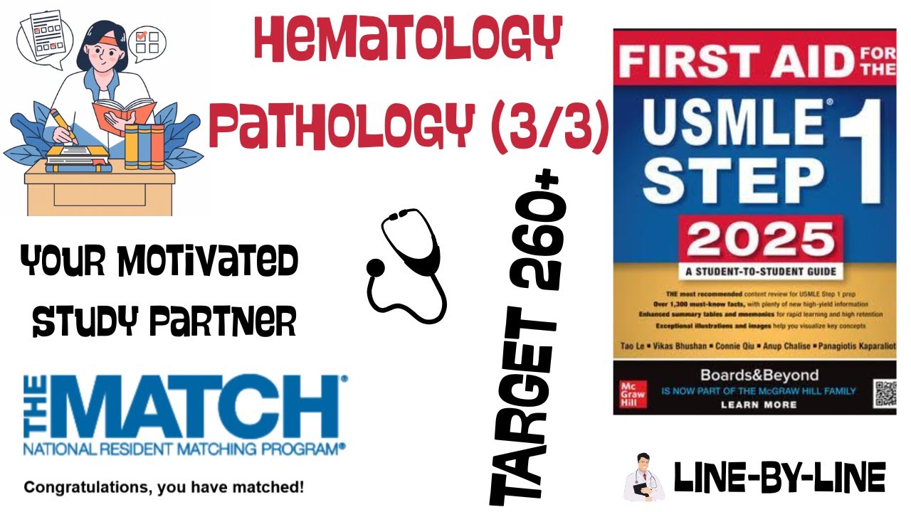 USMLE Step 1 First Aid Study With Me | Leukemia Pathology | Line-By ...