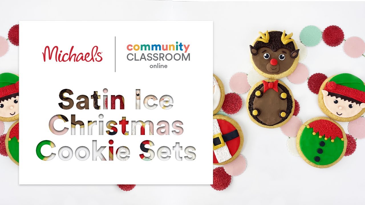 Online Class: Satin Ice Christmas Cookie Sets | Michaels - YouTube