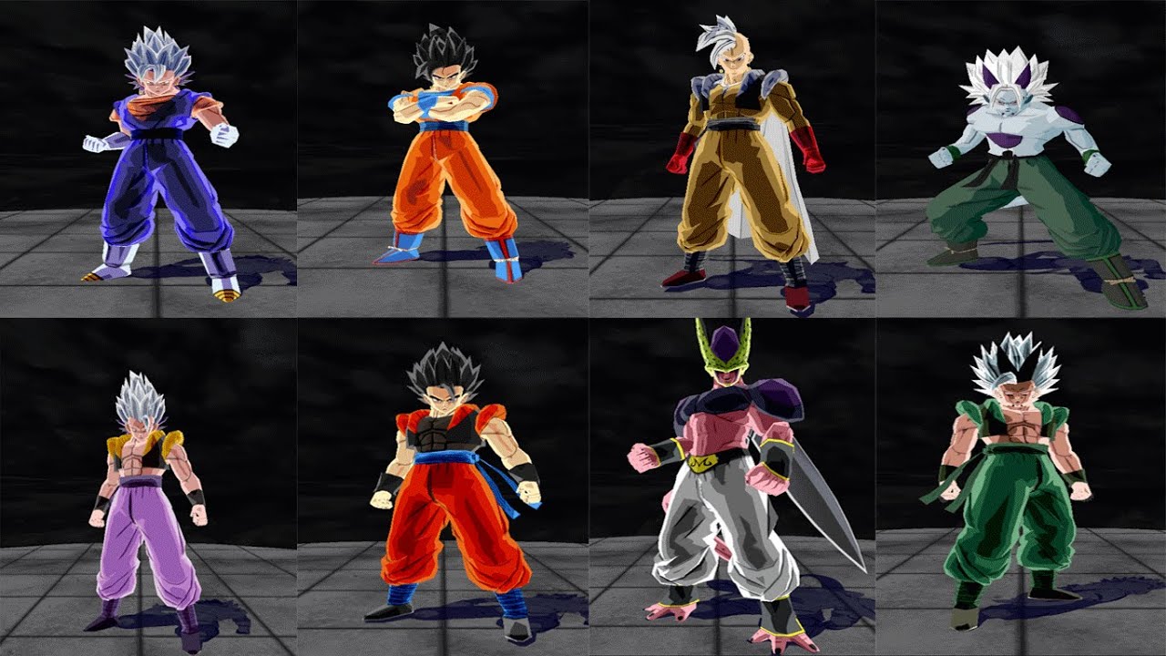 [Character Reference] ISO Fusions 2022 by: Legendary (DBZ BT3 MODS ...
