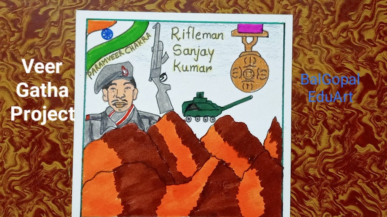 Veer Gatha Project drawing|Gallantry Award Winner drawing| Veer Gatha ...