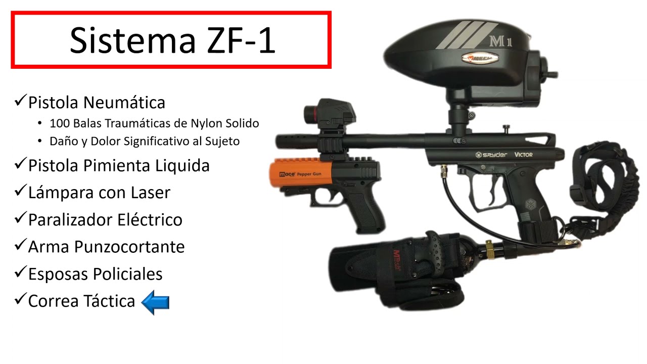 Armas No Letales en Mexico Para Defensa Personal con Balas Traumaticas ...