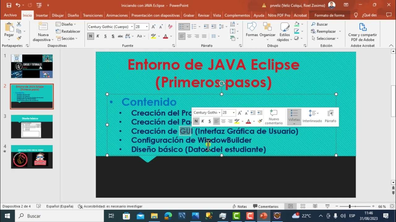 1 Primeros pasos en Java Eclipse - YouTube
