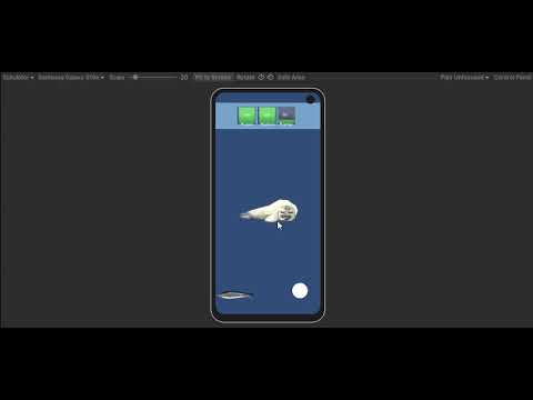 Pet seal mobile game Unity - First version feeding, playing and looking ...