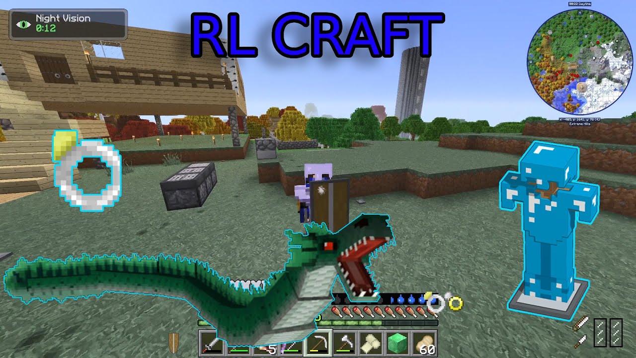 RL CRAFT Minecraft Mod Ep4 សម្លាប់នាគទឹកបានមួយហើយ - YouTube