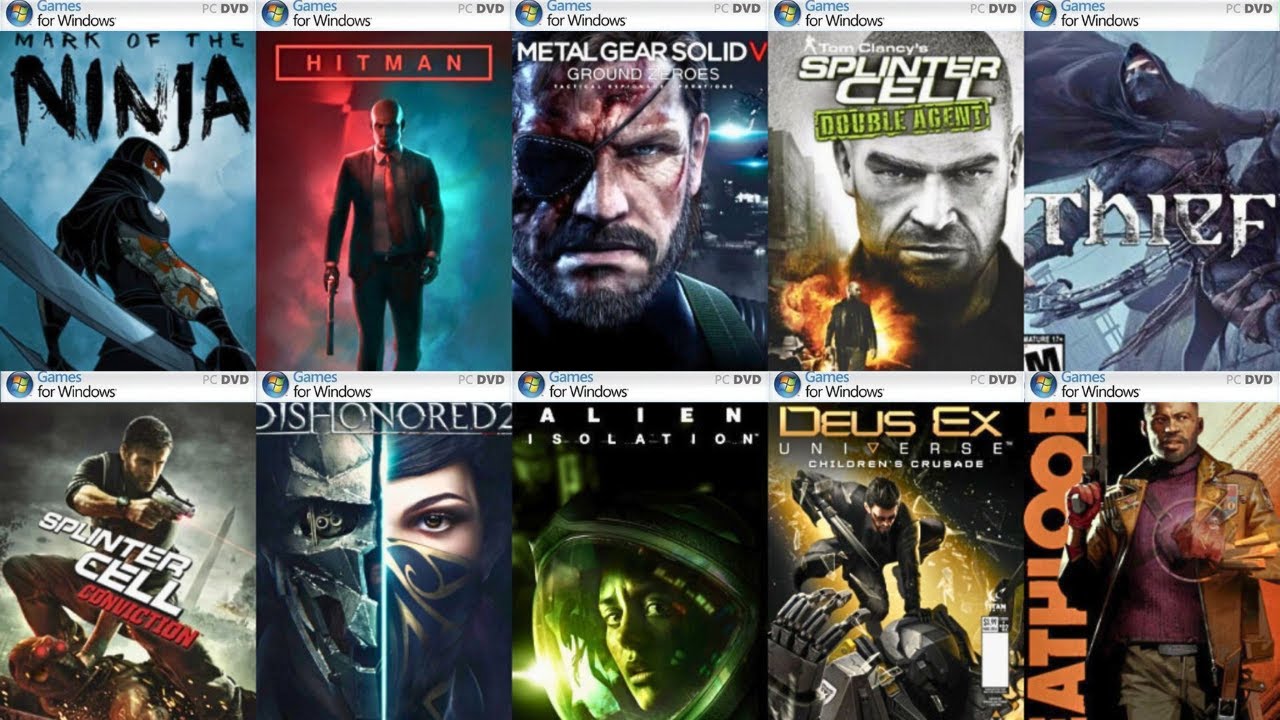 Top 12 Best STEALTH Games for PC you Should Play - YouTube