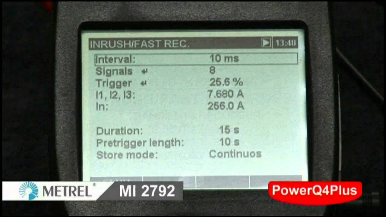 METREL MI 2792 PowerQ4 Plus - YouTube