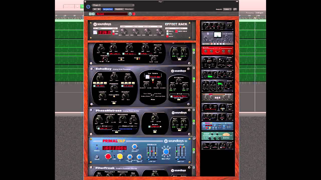 SoundToys 5 - Rack Experiment 01 - YouTube
