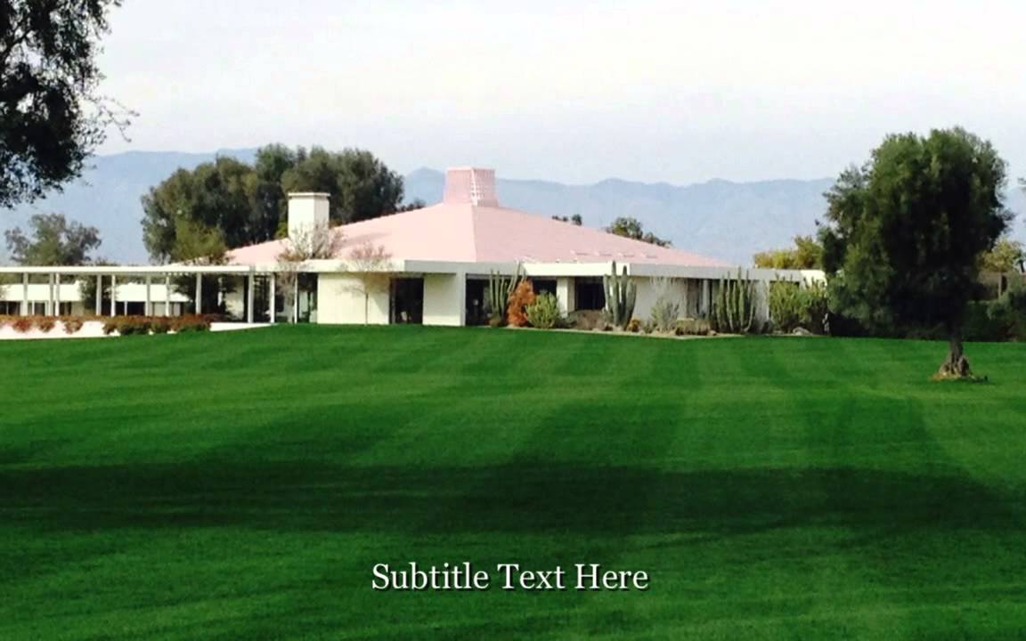 BRAVO! Palm Springs Sunnylands Tour HD 720p - YouTube