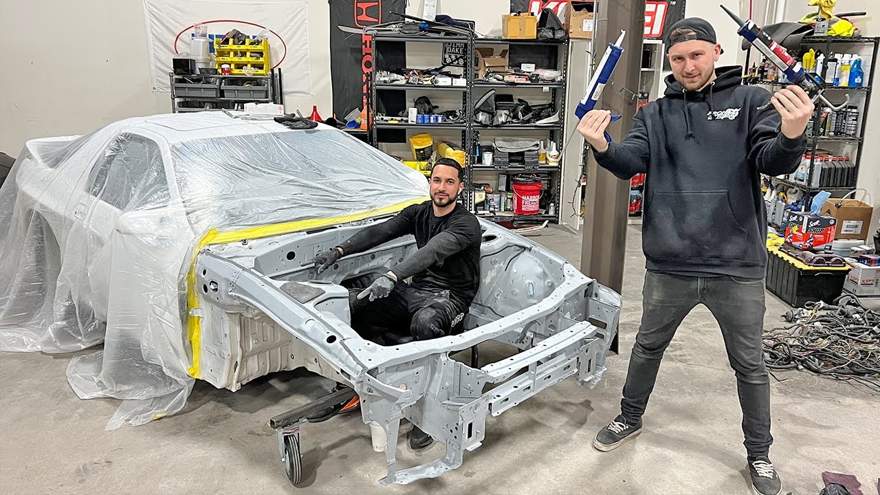 My RX7 is officially ready for paint! - YouTube