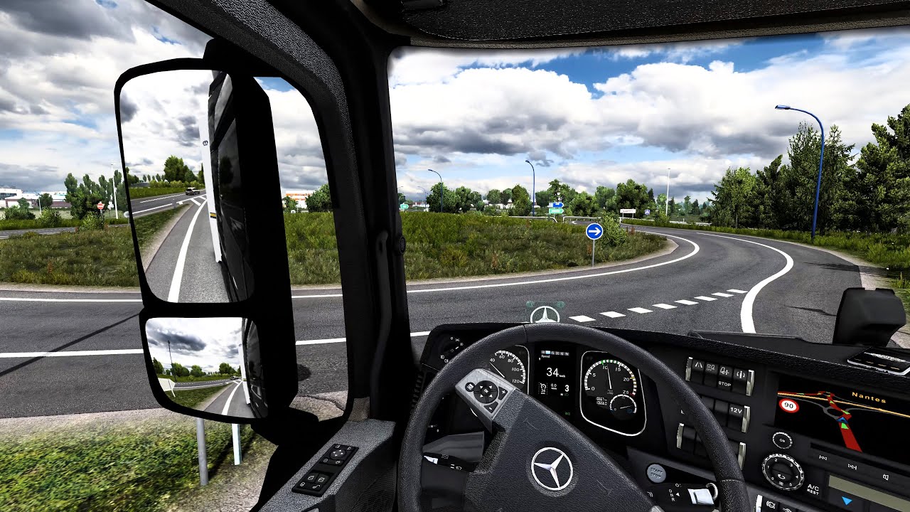 Enhanced Graphics 1.1 Mod for ETS2 1.45 Ultra Realistic Graphics 4K ...
