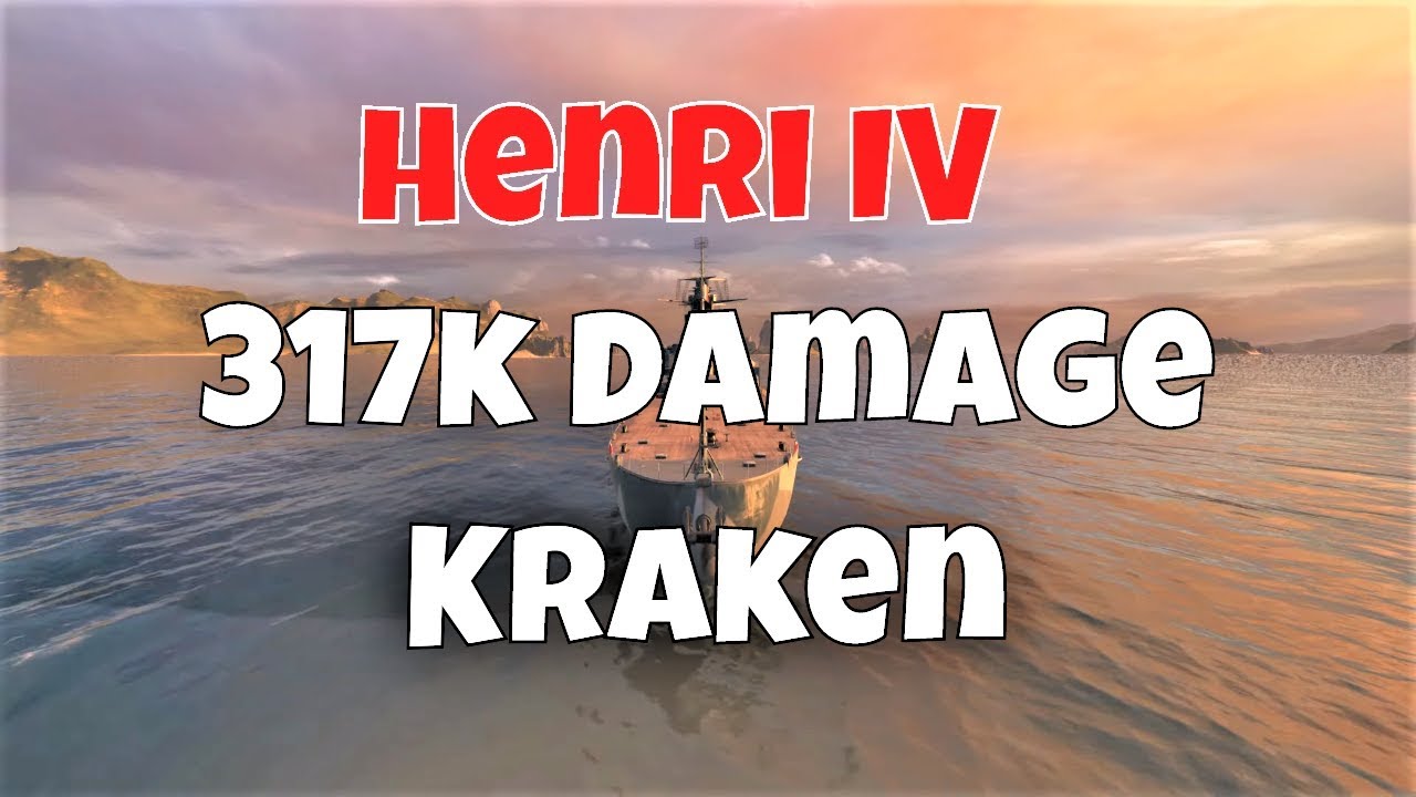Henri IV T10 French Cruiser | 317k Damage, Kraken | World of Warships ...