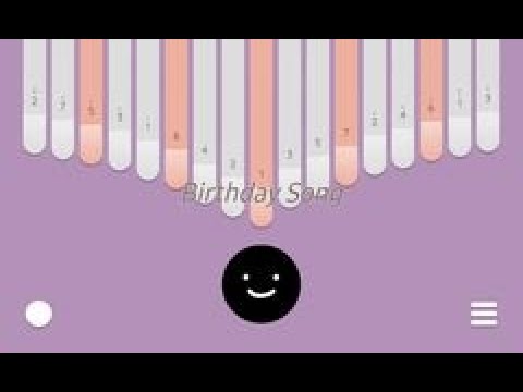 How to play the birthday song on keylimba (REALLY easy) ♡ Keylimba ...