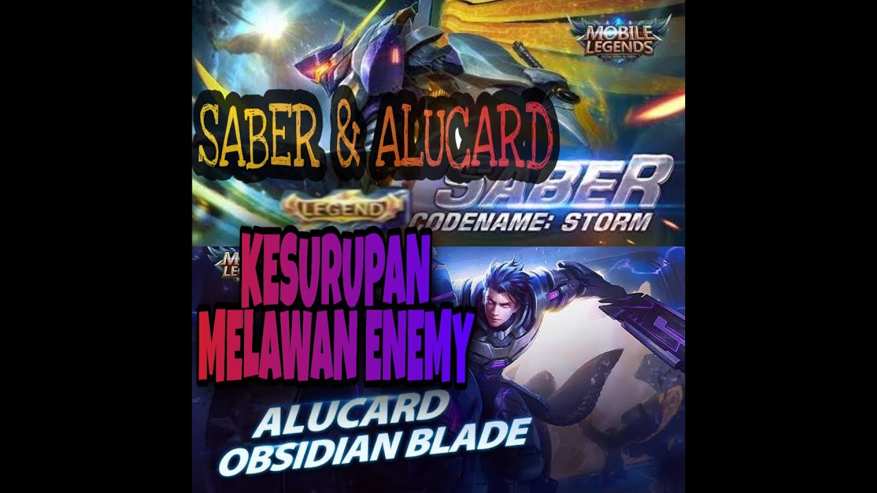 Saber (Codename Storm) & Alucard (Obsidian Blade) Bersama Menggetarkan ...
