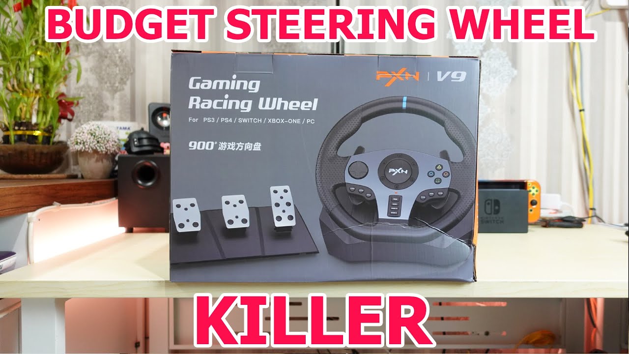 STEERING WHEEL PALING RECOMMENDED 2021! - UNBOXING & REVIEW PXN V9 ...