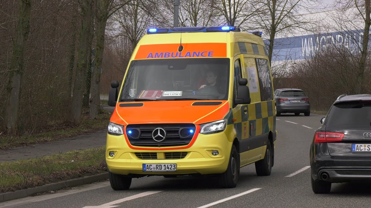 [Erstmalig] 2x Neue KTW Generation + 2x RTW Rettungsdienst StädteRegion ...