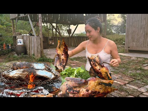 Rural life. I Cooked Duck Meat to Invite Friends Over For a Meal, But I missed the appointment.