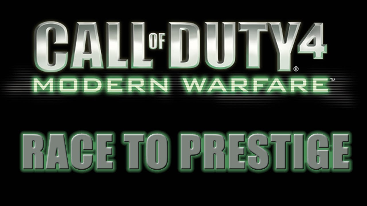 Call of Duty 4: Modern Warfare Race To Prestige #1 [Live Comm] - YouTube