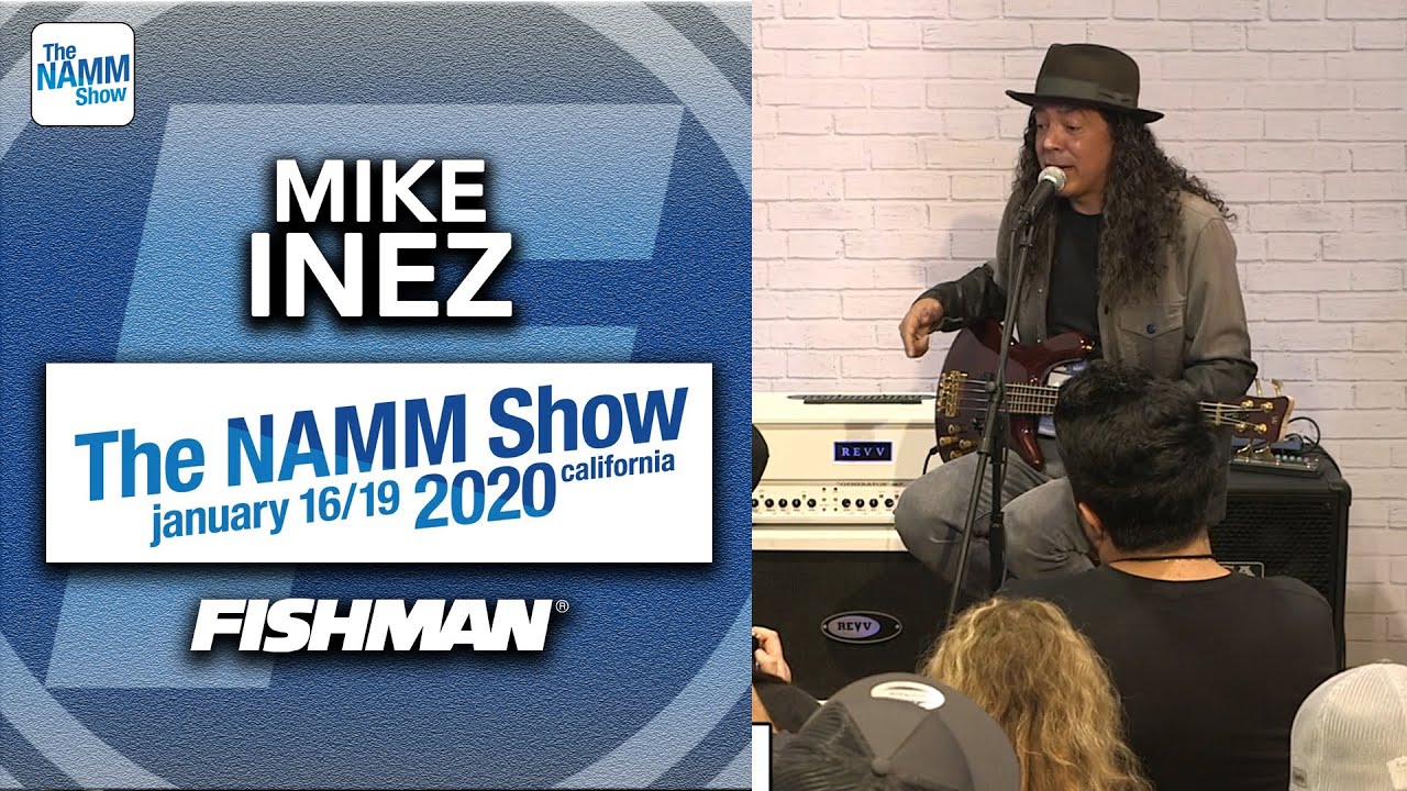 Mike Inez - live at The NAMM Show 2020 - Fishman Fluence - YouTube