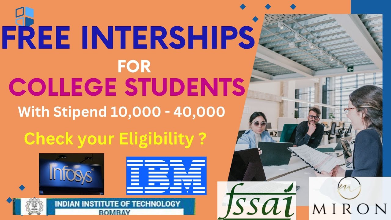 Free Internships by Top Organizations - Check Your Eligibility - YouTube