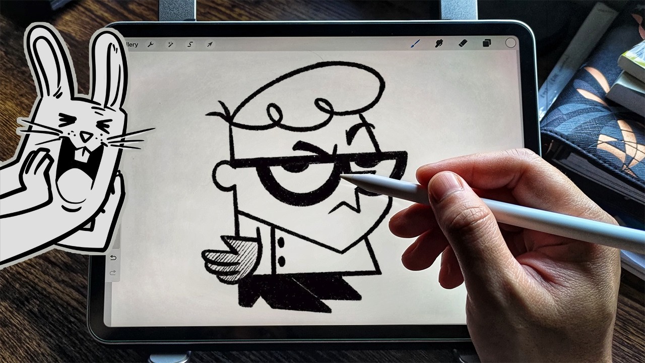 How to draw Dexter 🧪 from Dexter's Laboratory - YouTube