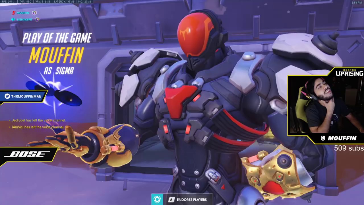 MOUFFIN PRO SIGMA! 51 ELIMS! [ OVERWATCH SEASON 19 TOP 500 ] - YouTube