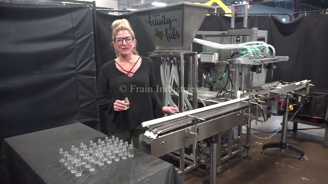 Kiss 4 Head Inline Positive Displacement Filler Demonstration - YouTube