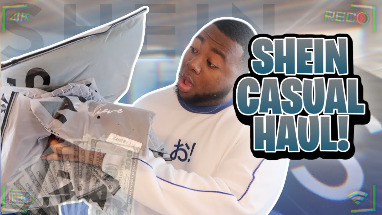 Massive Shein Men Casual Clothing Try On Haul Part 1 Youtube