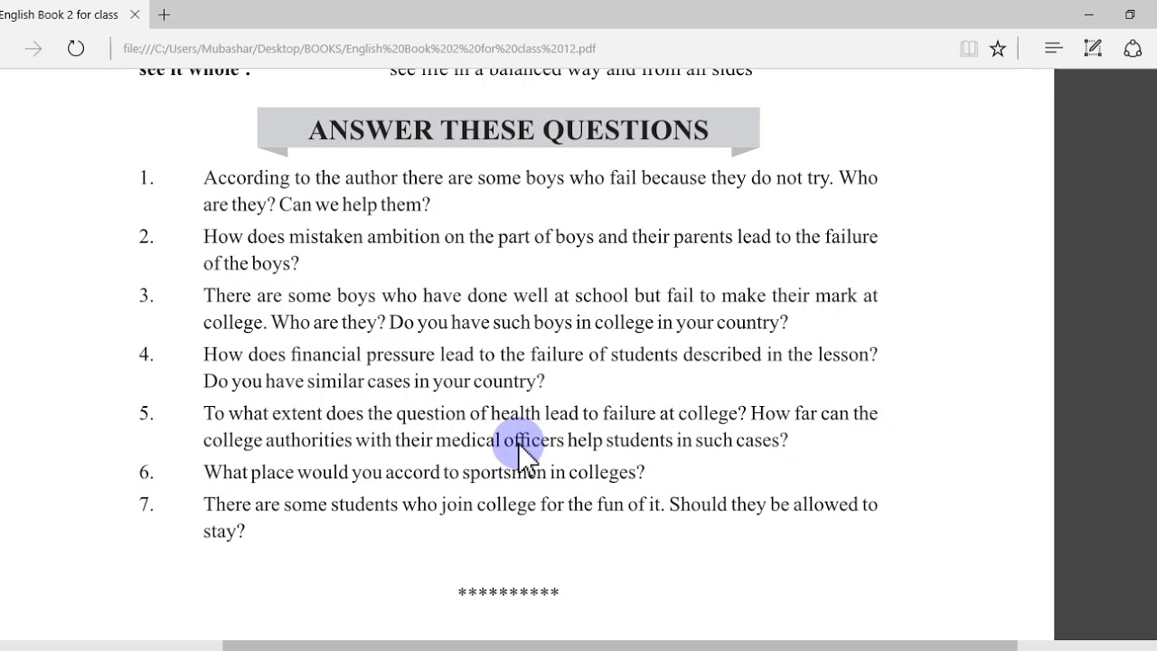 lesson #3 questions discussed - YouTube
