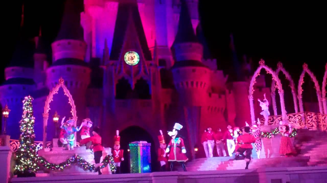 Celebrate The Season: Magic Kingdom Christmas Castle Show 2010 - YouTube