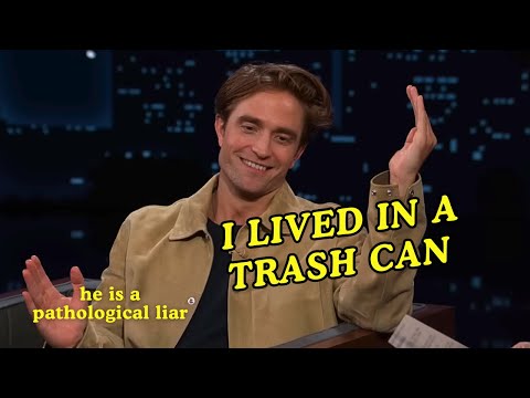 Robert Pattinson being the most unhinged GEN Z actor for 8 minutes straight