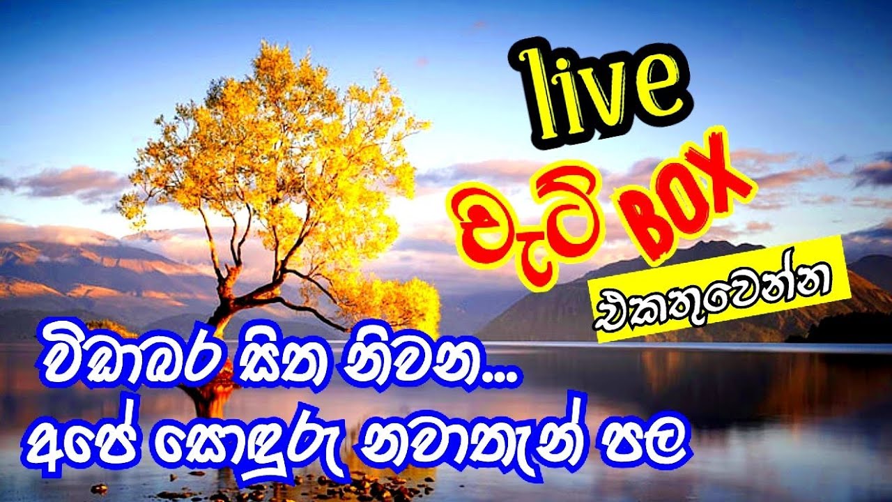 Live chat sinhala | මේක අපිලගෙ රට | chat box - YouTube