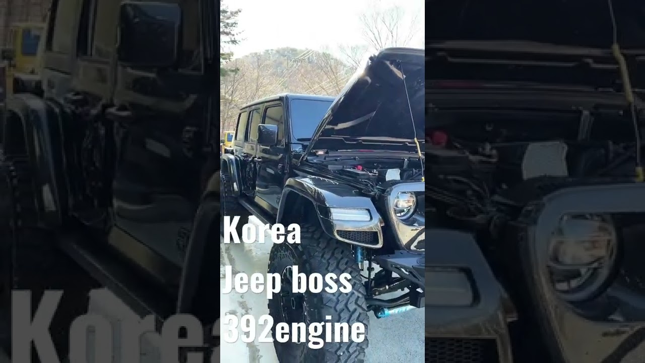 Korea jeep boss 392engine/한국지프대장 392엔진 - YouTube