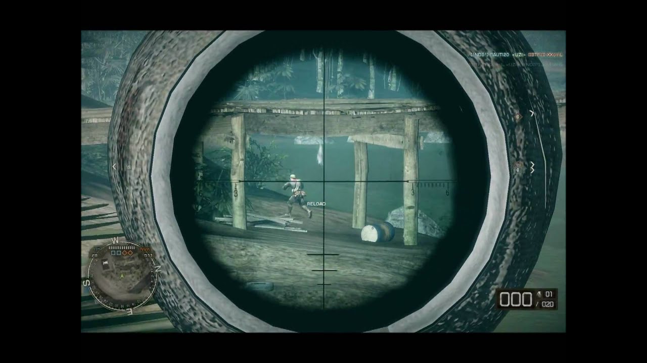 BFBC2 Vietnam M40 (sniper) killingspree UNEDITED - YouTube