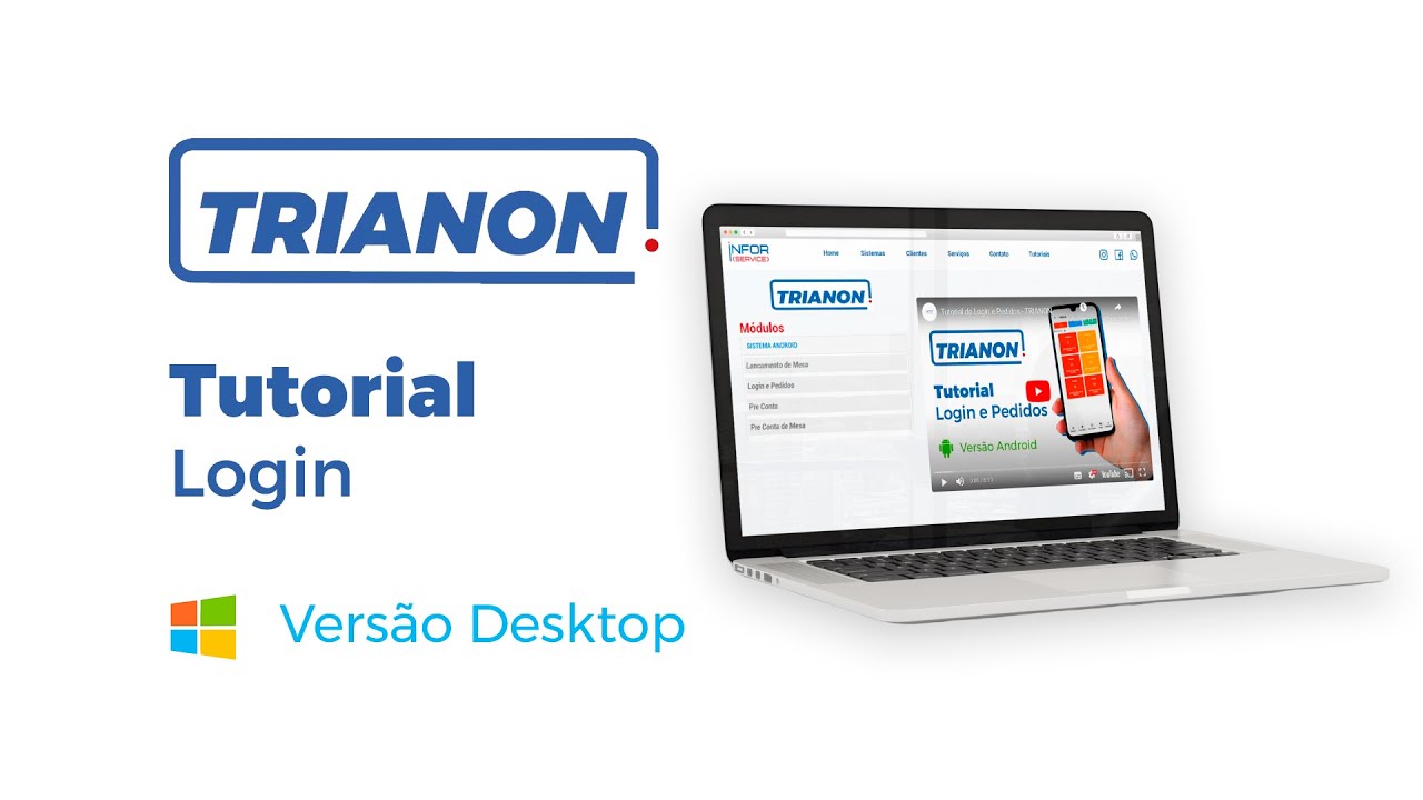 Tutorial Login Versão Desktop - TRIANON - YouTube