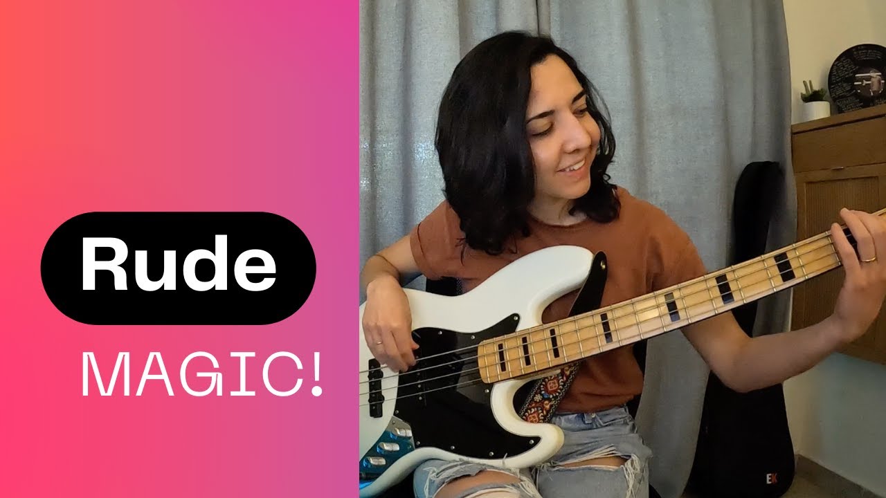 MAGIC! - Rude (Bass Cover) - YouTube
