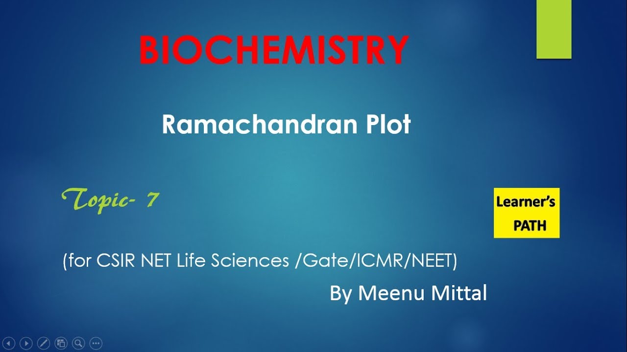 Ramachandran plot by learner's path - YouTube