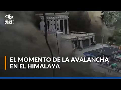Tragedia en el Himalaya: repentina avalancha arrasa varias zonas y hay \