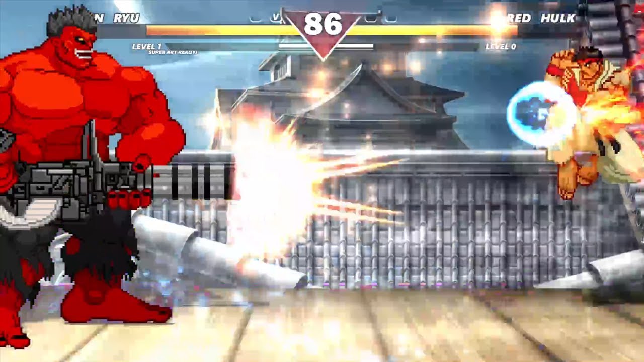 SHIN RYU vs RED HULK - HIGH LEVEL INSANE FIGHT! - YouTube