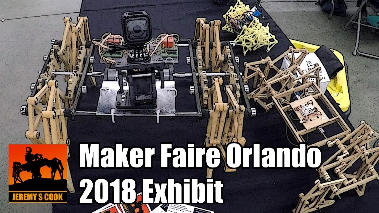 Maker Faire Orlando 2018 Display [Strandbeests!] - YouTube