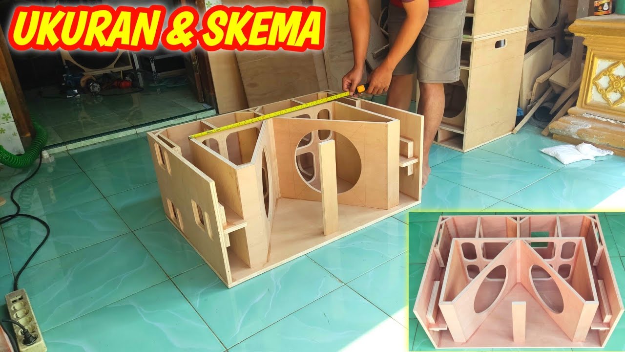 UKURAN & SKEMA BOX TTS 12 INCH SUBWOOFER - YouTube