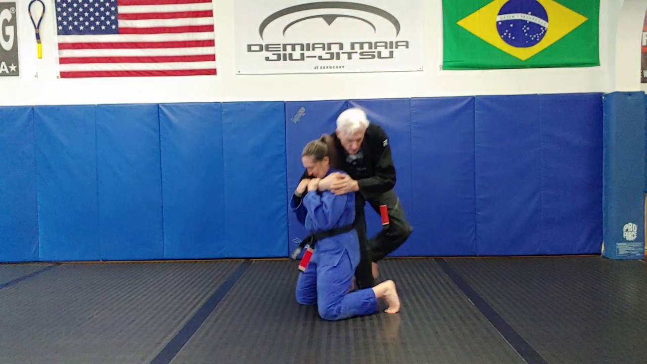 Standing Rear Choke Defense - YouTube