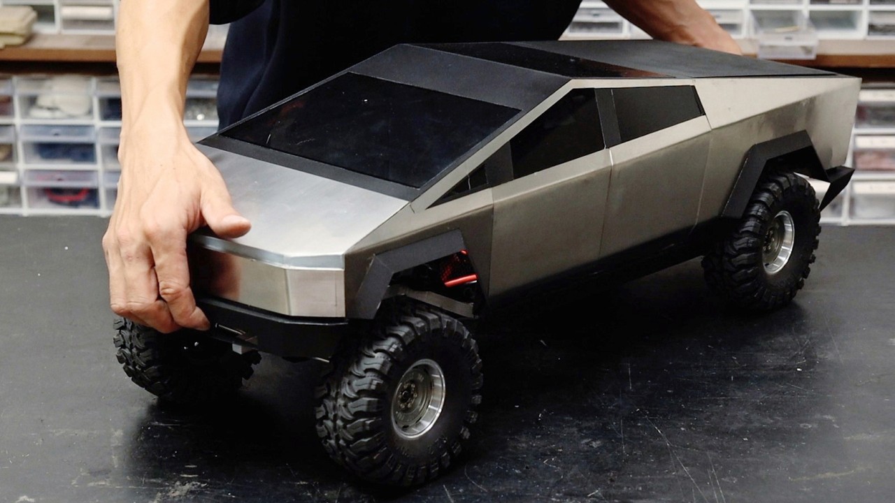 I Built a Cybertruck | How to Make a RC Cybertruck at home - YouTube